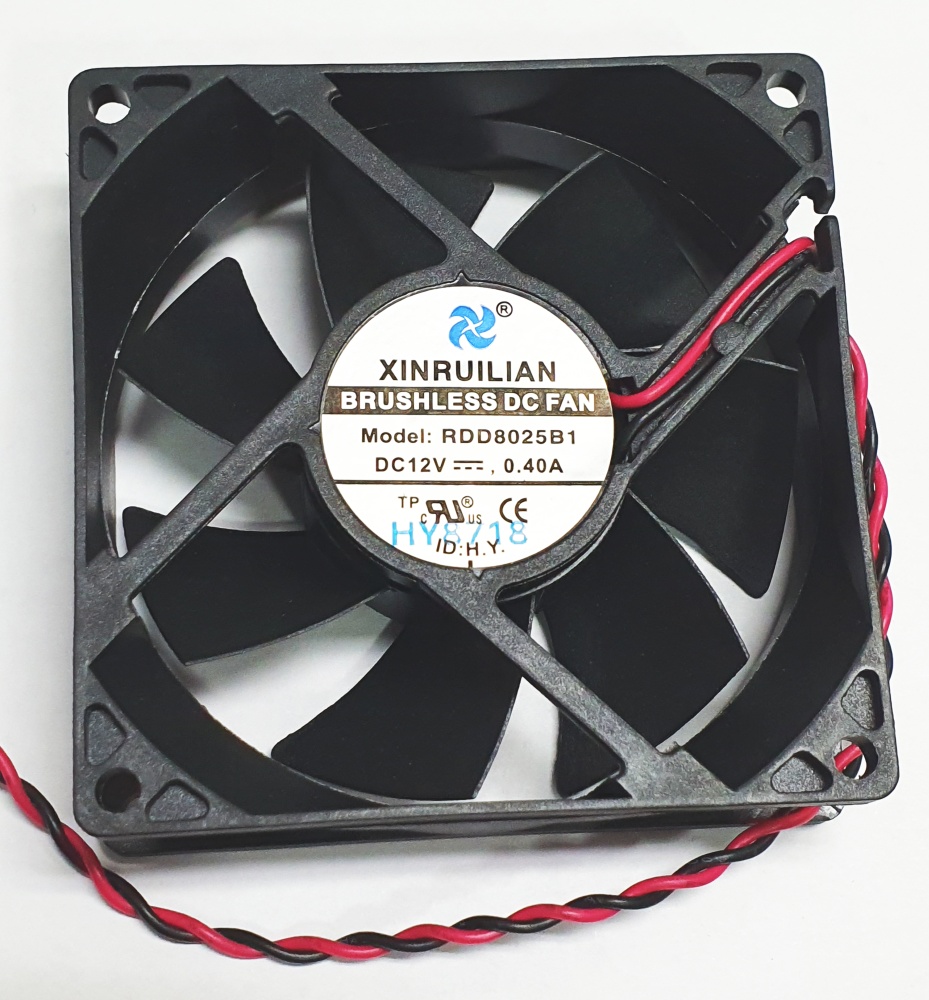 Вентилятор 80х80х25 Generic Xinruilian RDD8025B1 0.4А 12В